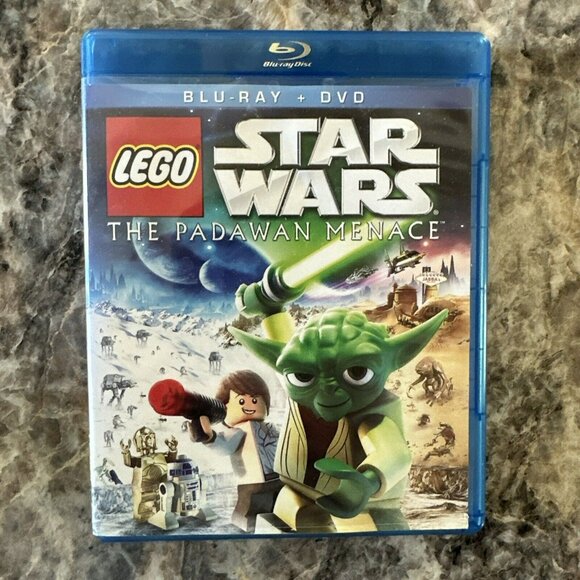 Media | Lego Star Wars The Padawan Menace Bluray Standard Dvd Combo ...